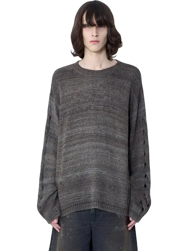 Our Legacy Silk Popover Sweater - Brown