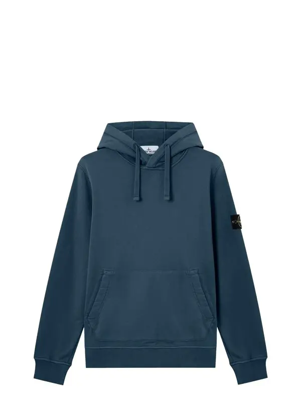 Stone Island Cotton Sweatshirt With Side Logo Patch - Multicolor