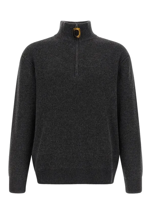 JW Anderson Half-zip Sweater - Gray