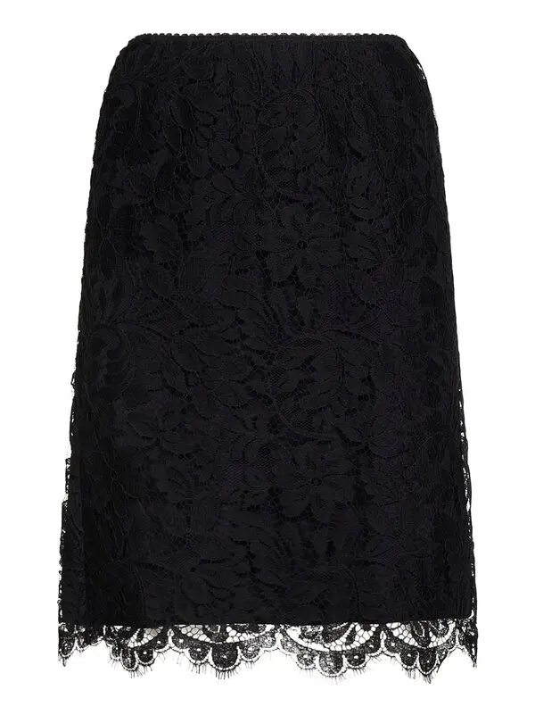 Chloé Floral Lace Skirt - Multicolor