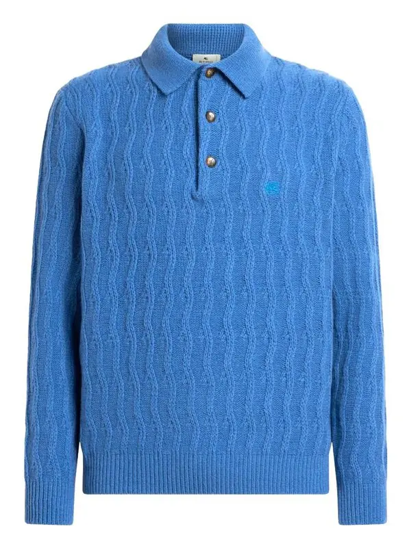 Etro Cashmere Polo Shirt - Multicolor