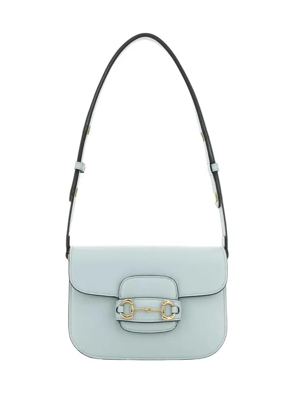Gucci Horsebit 1955 Shoulder Bag - Blue
