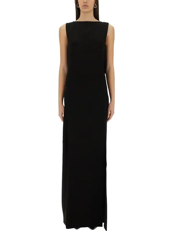Max Mara Long Dress Creso - Black