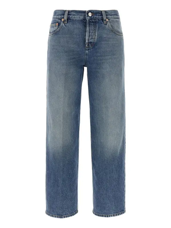 Gucci Straight Leg Jeans - Blue