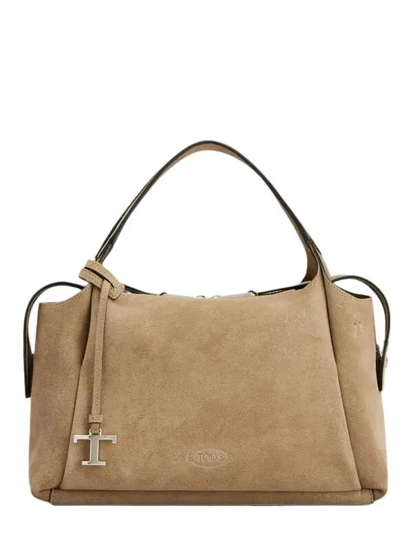 TOD'S Calfskin Tote - Cream