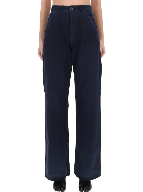 MAISON MARGIELA Pants Herringbone - Blue