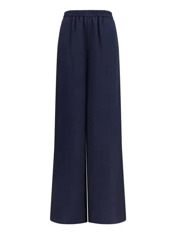 Max Mara Volonta Silk Pants - Blue