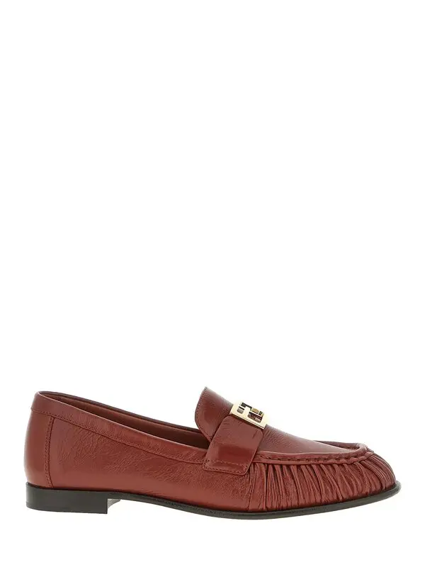 Fendi Baguette' Loafers - Brown