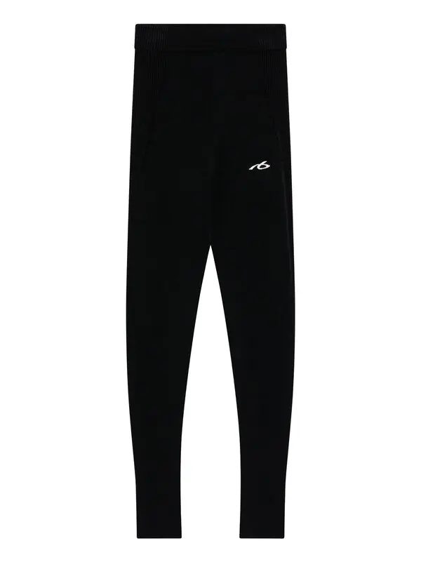 Balenciaga Viscose Knit Leggings - Black