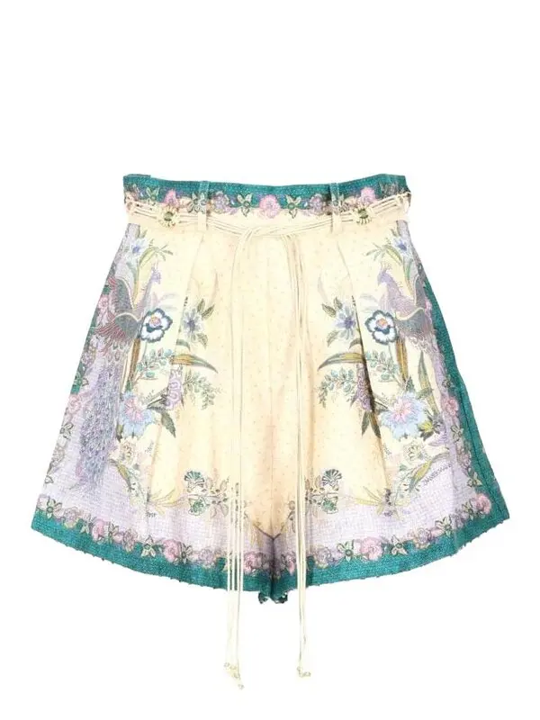 Zimmermann Indra Shorts - Multicolor