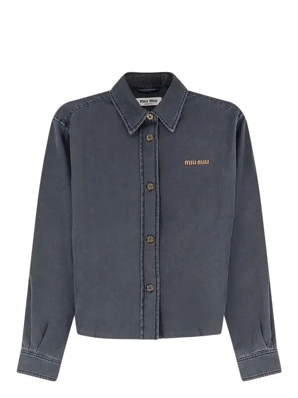 Miu Miu Denim Shirt - Multicolor