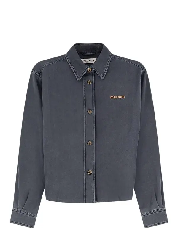 Miu Miu Denim Shirt - Multicolor