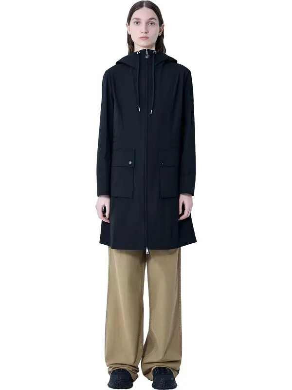 Moncler Laerte Long Parka - Black