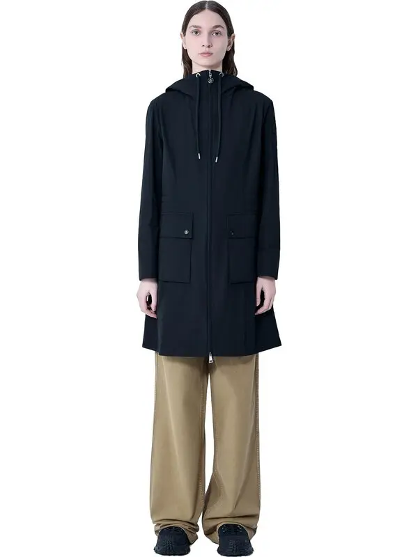 Moncler Laerte Long Parka - Black