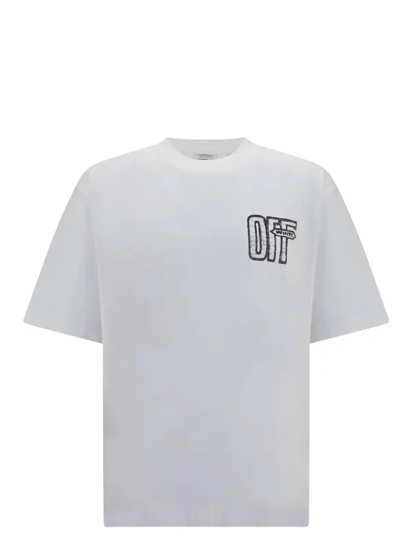 Off-White Motion Arrow Skate T-shirt - White