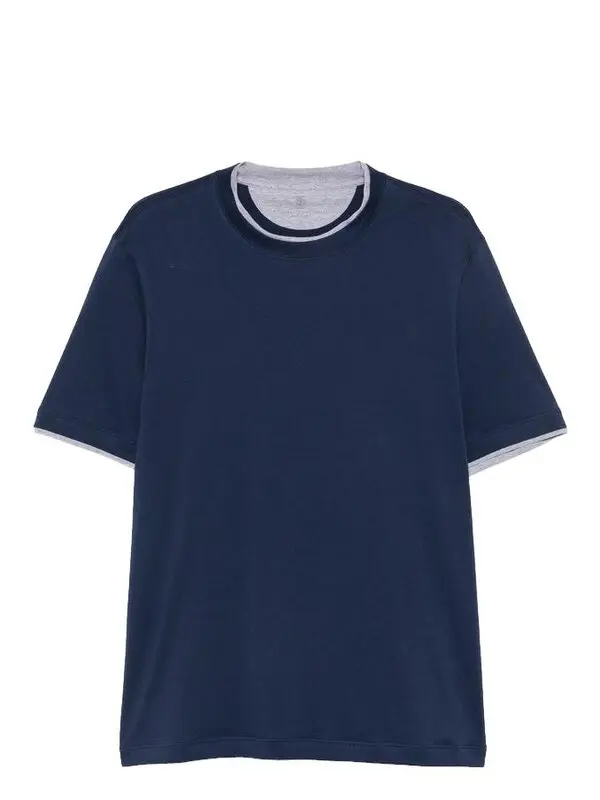 Brunello Cucinelli T-shirts & Vests T-shirts - Blue