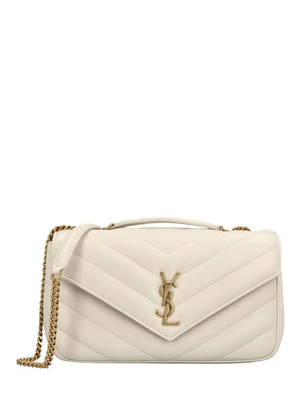 Saint Laurent Loulou Medium Leather Shoulder Bag - Multicolor