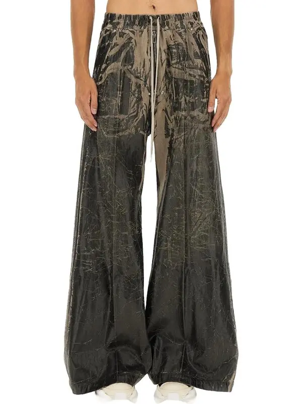 Rick Owens Pants Geth Belas - Black