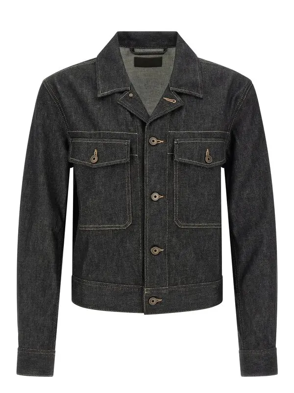 LEMAIRE Trucker Jacket - Blue