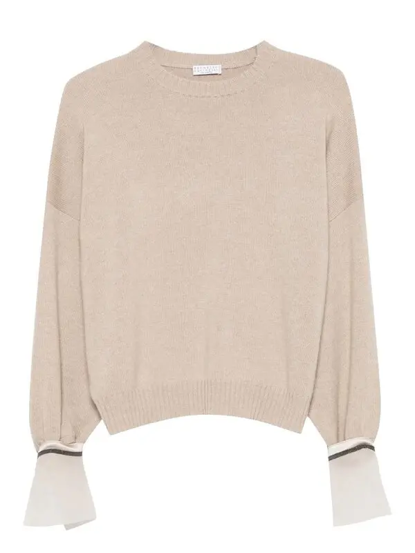 Brunello Cucinelli Cashmere Crewneck Sweater - Multicolor