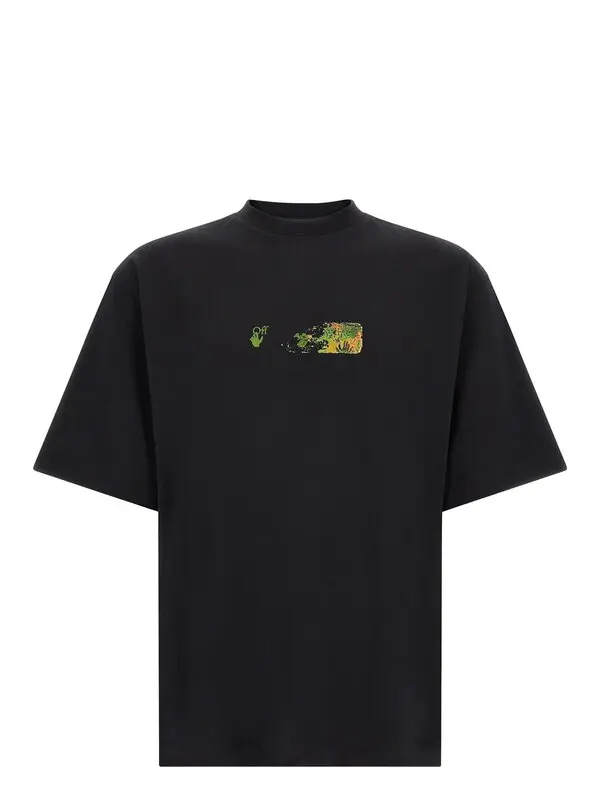 Off-White Spices Arrow Skate' T-shirt - Black