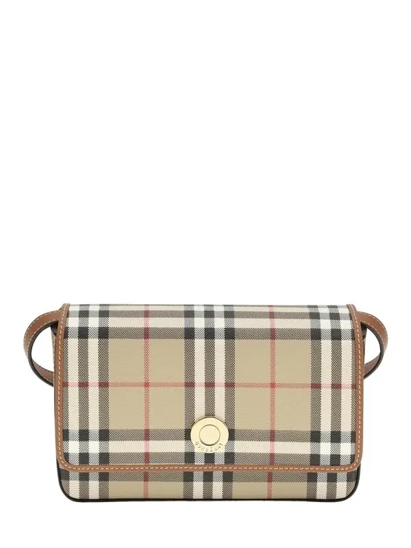 Burberry Hampshire Mini Shoulder Bag - Cream