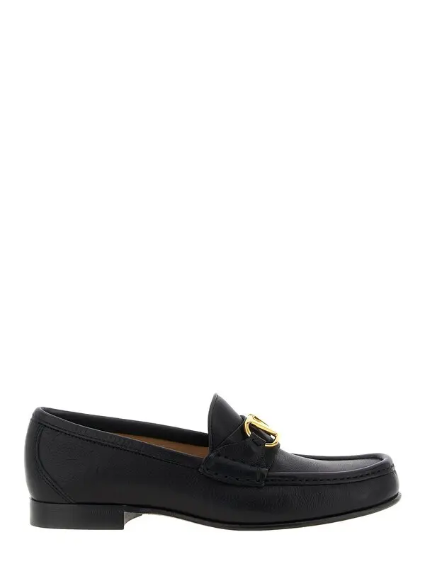 Valentino Garavani Vlogo Signature Loafers - Black