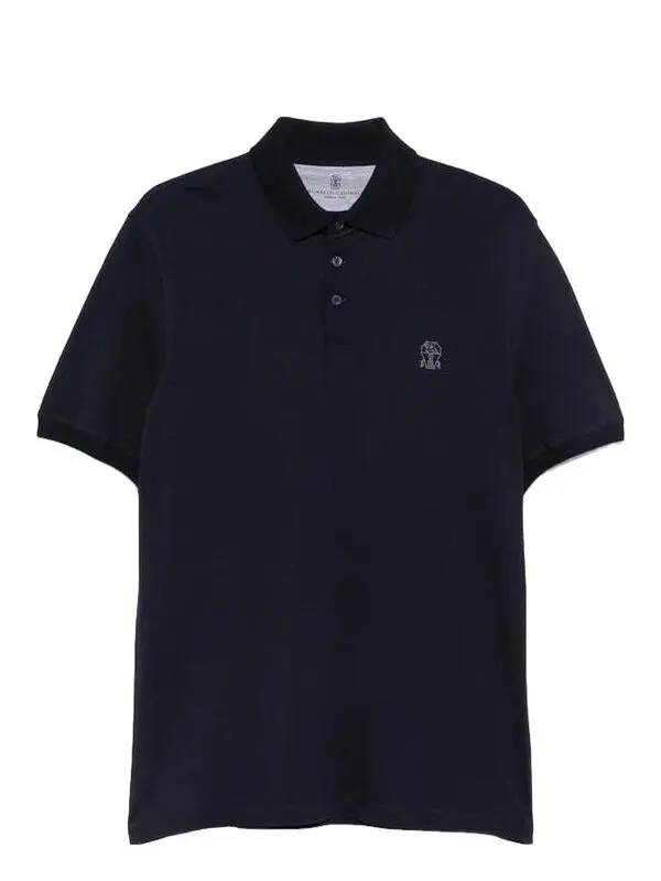 Brunello Cucinelli Polo Shirts - Blue
