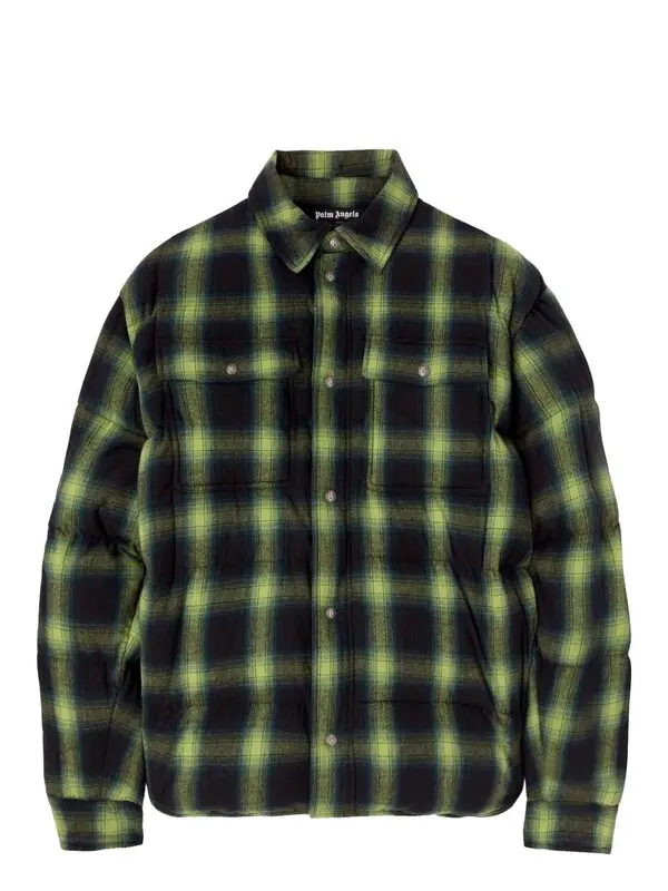 Palm Angels Vertigo` Padded Shirt - Multicolor