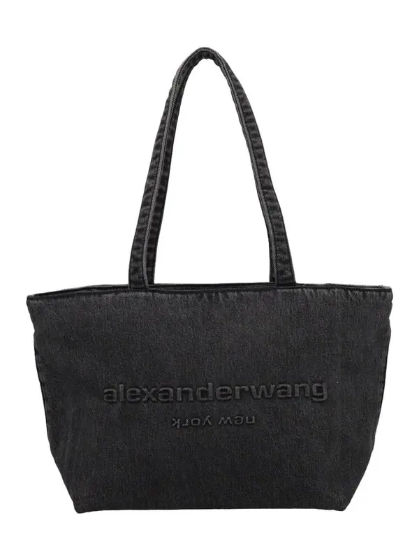 Alexander Wang Medium Denim Tote Bag - Blue
