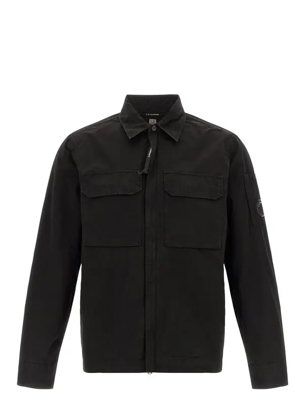 C.P. COMPANY Lens' Overshirt - Black