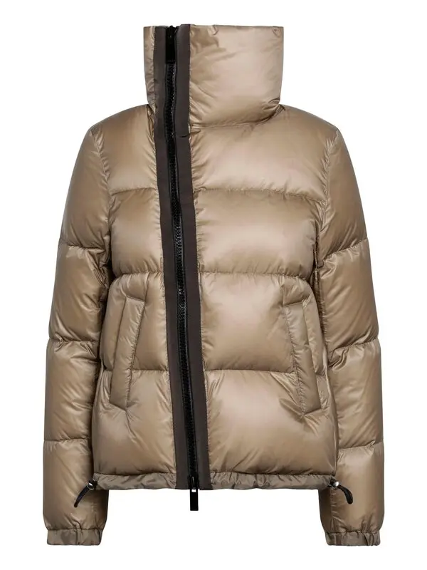 Sacai Asymmetrical Zip Down Jacket - Cream