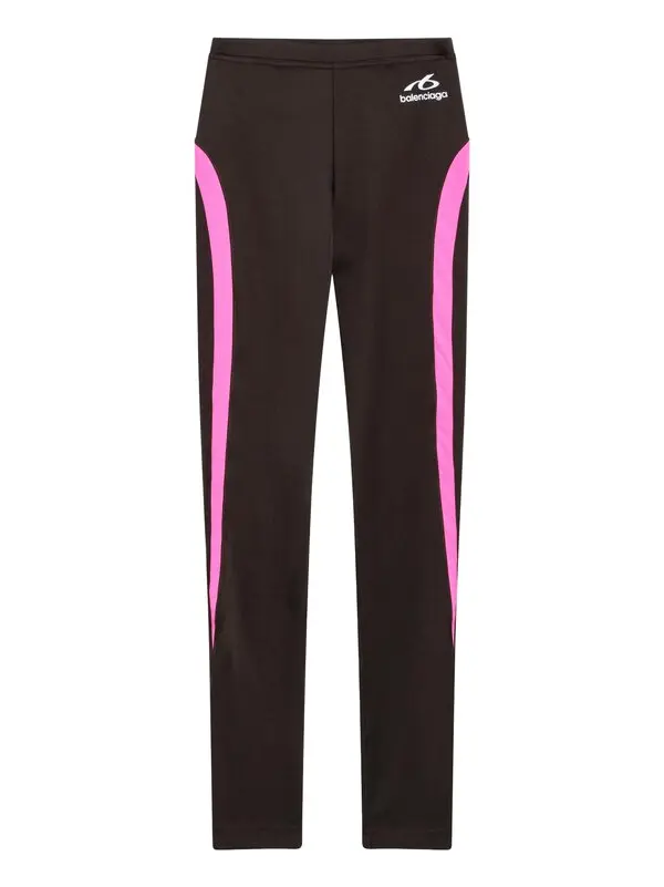 Balenciaga Techwear Technical Fabric Leggings - Brown