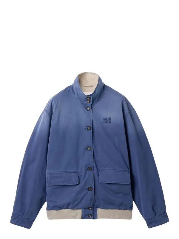 Miu Miu Cotton Blouson Jacket - Multicolor