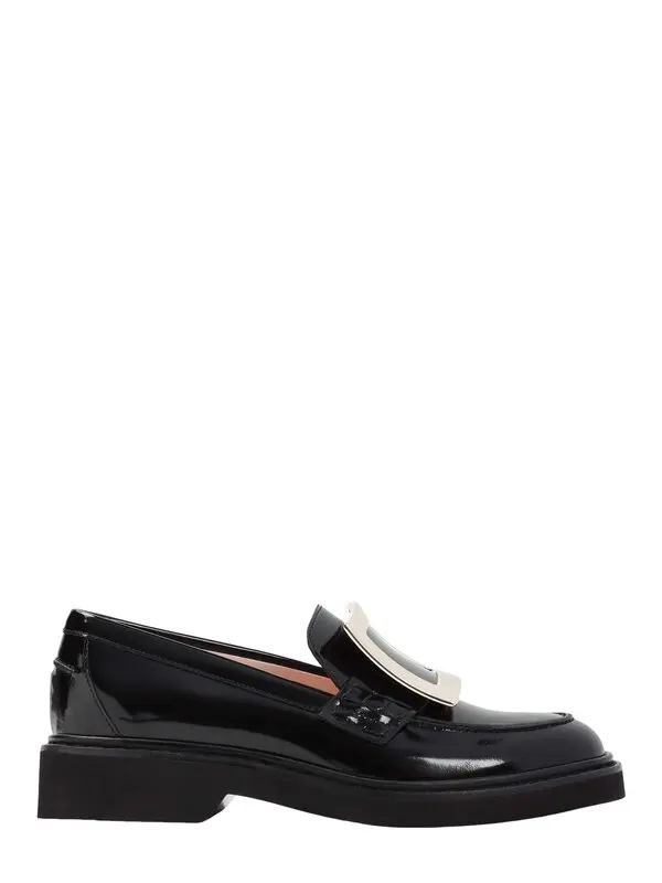 ROGER VIVIER Calf Leather Loafers - Black
