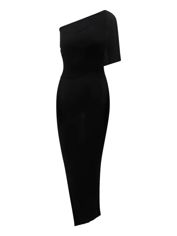 Rick Owens Athena Wool Dress - Black