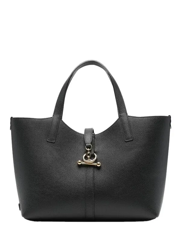 Strathberry Calf Leather Tote Bag - Black