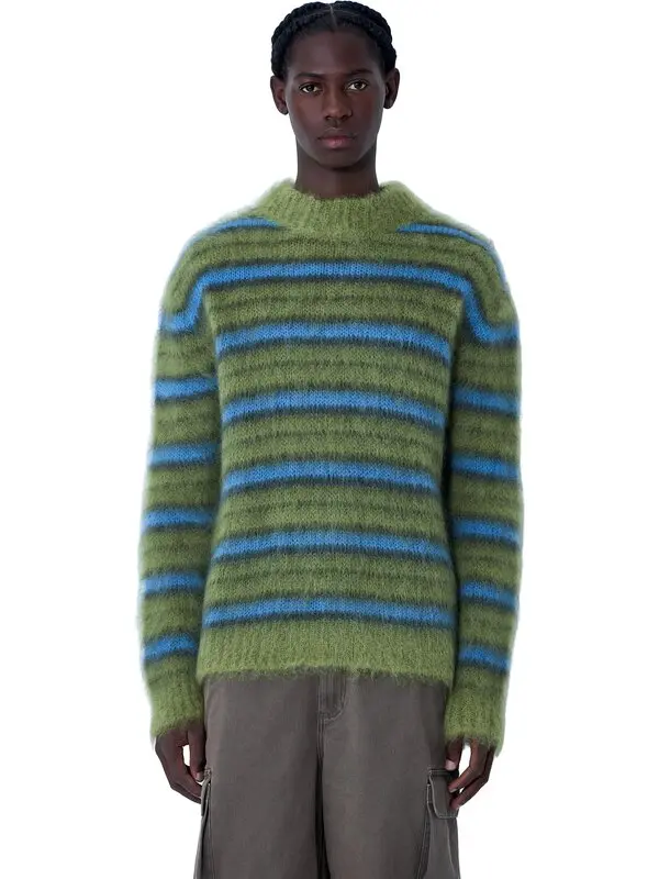 Marni Mohair-blend Sweater - Green