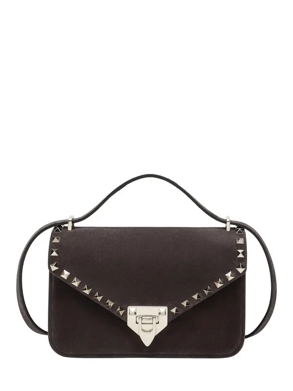 Valentino Garavani Small Rockstud Crossbody Bag - Brown