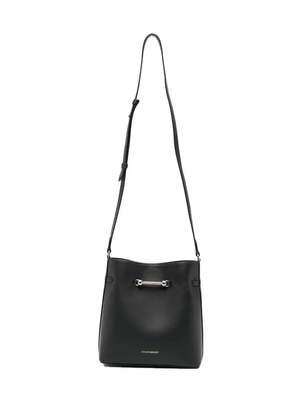 Strathberry Calf Leather Tote Bag - Black