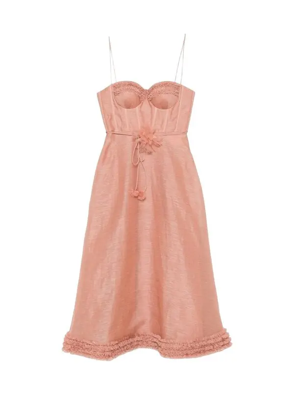 Zimmermann Luna Midi Dress - Multicolor