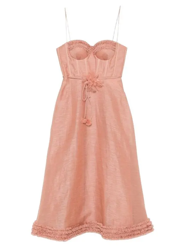 Zimmermann Luna Midi Dress - Multicolor