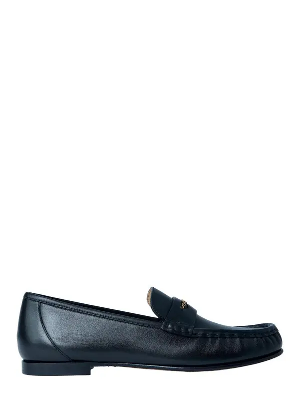 Chloé Leather Loafers - Black