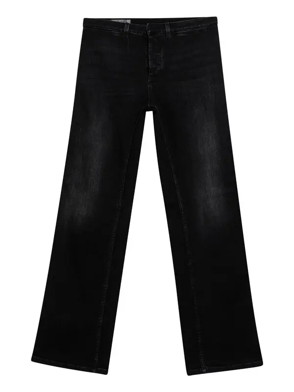 Gucci Cotton Denim Jeans With Web Tape - Black