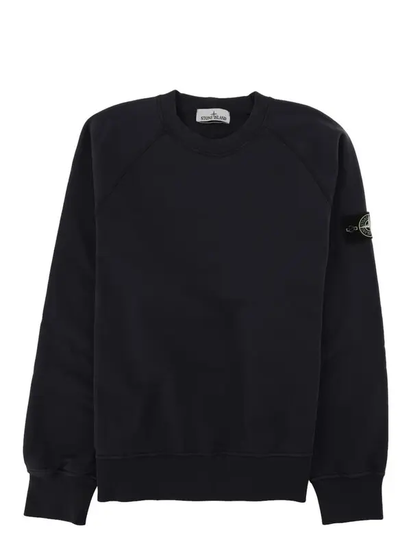 Stone Island Logo Patch Sweatshirt - Blue