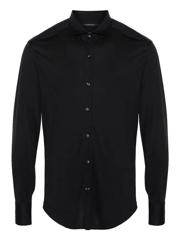 Brunello Cucinelli Silk And Cotton Blend Shirt - Multicolor