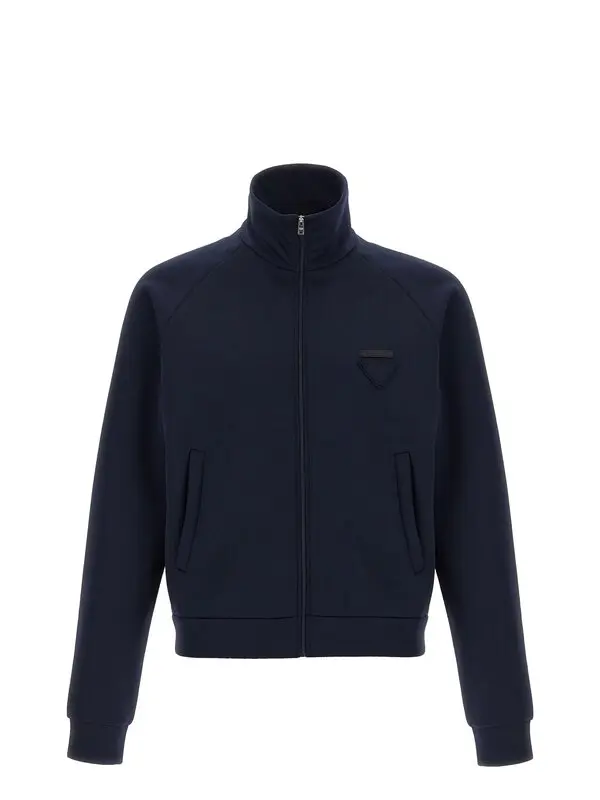 Prada Tech Fabric Sweatshirt - Blue