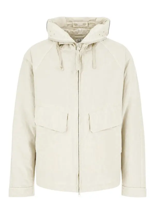 C.P. COMPANY Hooded Utility Jacket - Multicolor