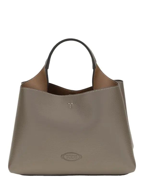 TOD'S Micro Leather Handbag - Gray
