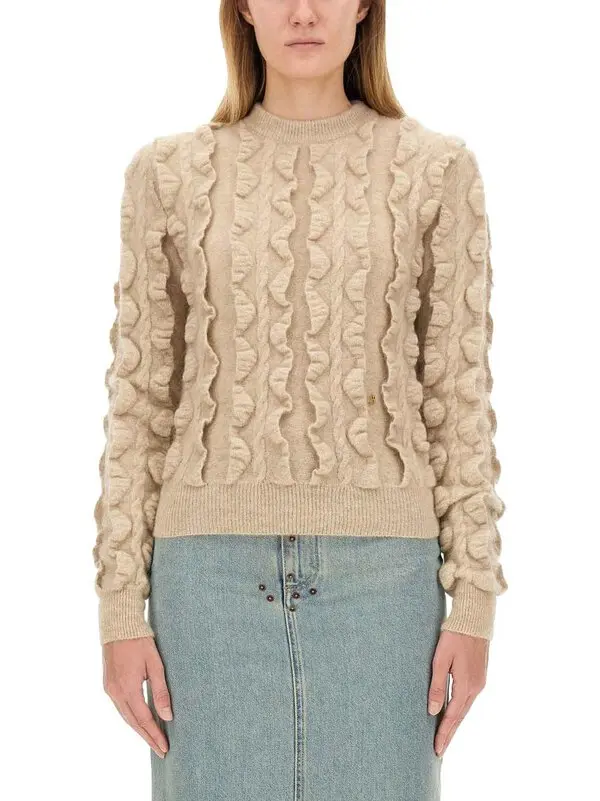 Moschino Wool Blend Sweater - Cream